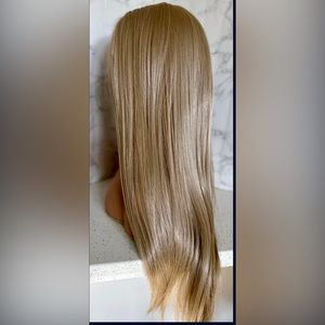 Hair | Ash Blonde Long Straight Lace Front Premium 28 Inches Wig | Poshmark